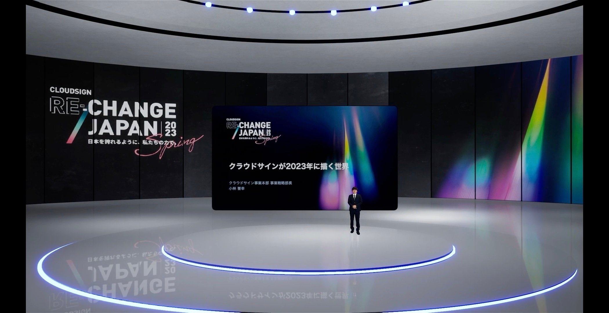 没入感のあるオンラインカンファレンスを実現！CloudSign『Re:Change Japan 2023 Spring』 - SCデジタル ...
